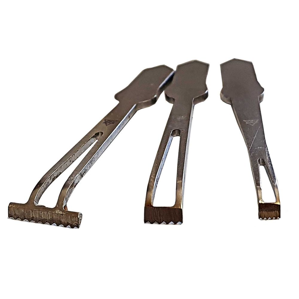 Ponteira Plate Rastelo Reto Dentado Kit com 3 Unidades Ref.ST- BRRD ...